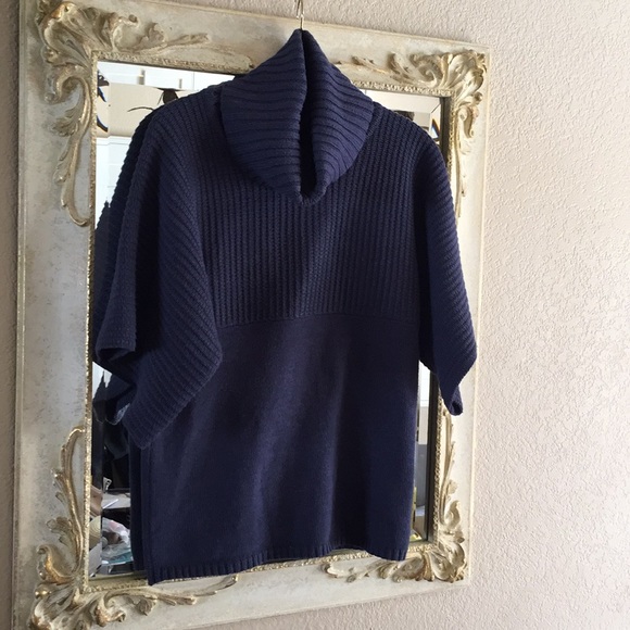 BCBG Paris | Sweaters | Bcbg Paris Sweater Cowl Neck Dusty Blue Size S ...